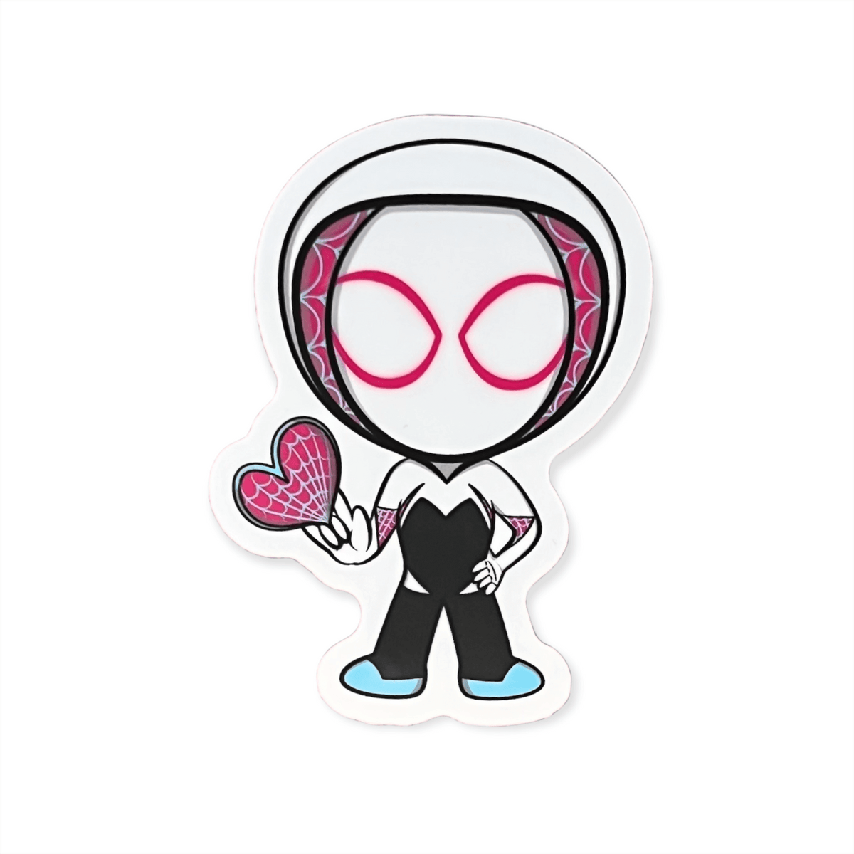 Web Swinger Girl Sticker 47 Artistic Flavorz