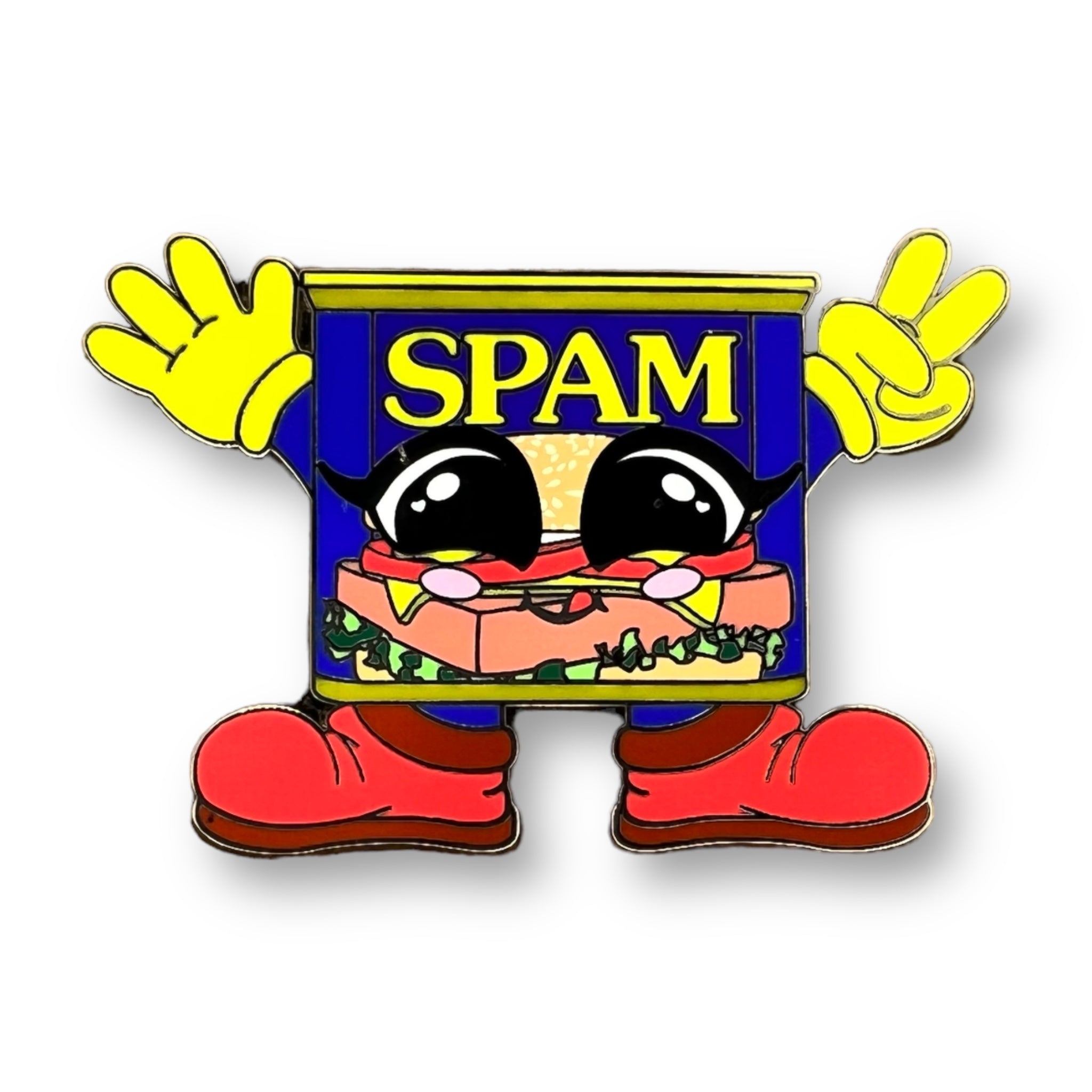 Canned Ham Cutie Enamel Pin by Artistic Flavorz