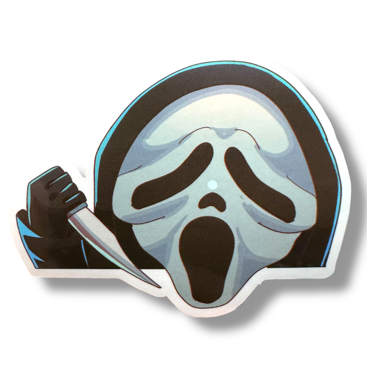 Ghost Phone Peeker Sticker (#1755) – Artistic Flavorz