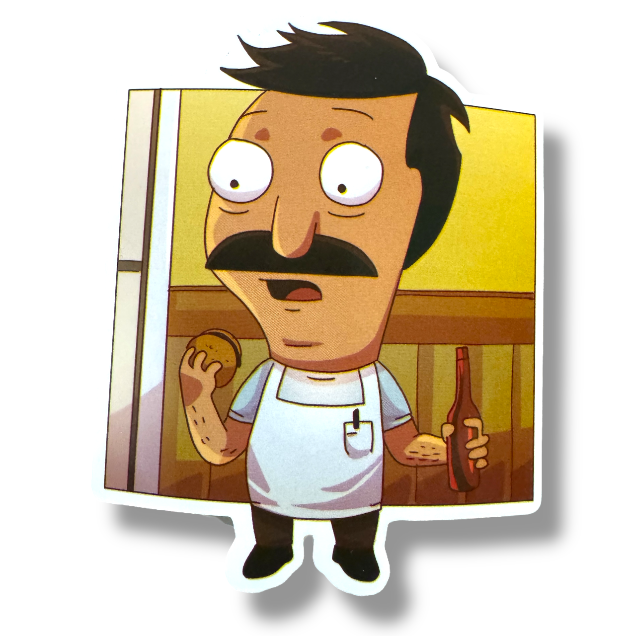 Burger Dad Sticker (#888) – Artistic Flavorz