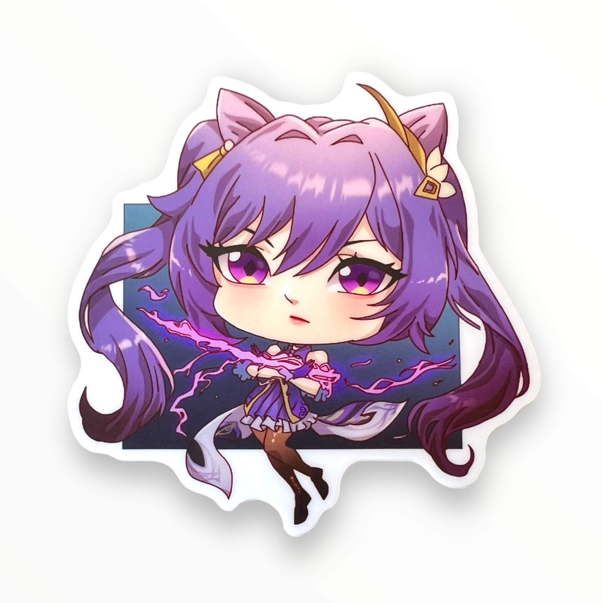 Genshin Keqing Sticker (#837) – Artistic Flavorz