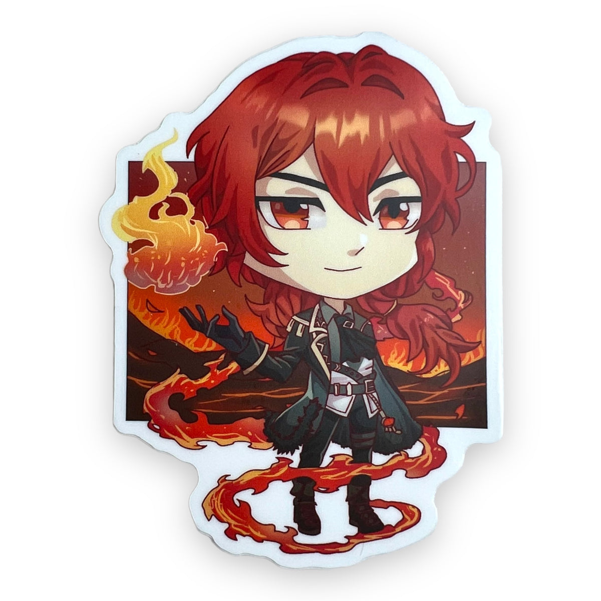 Genshin Diluc Sticker (#828) | Artistic Flavorz