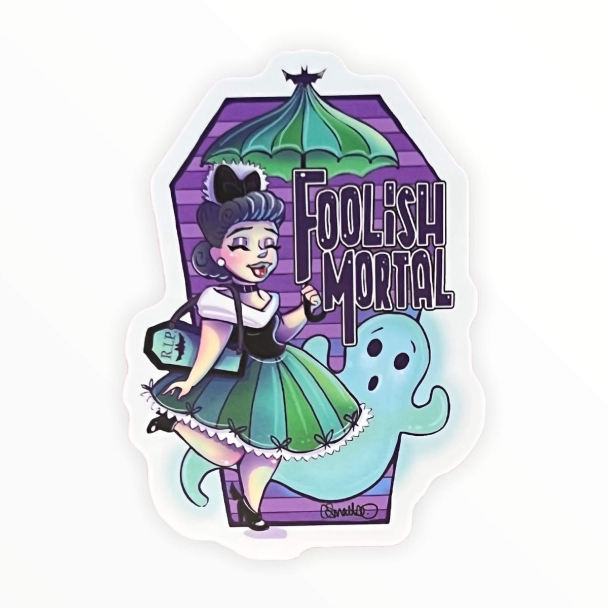 Foolish Mortals Dapper Dolls Sticker (#71) | Artistic Flavorz